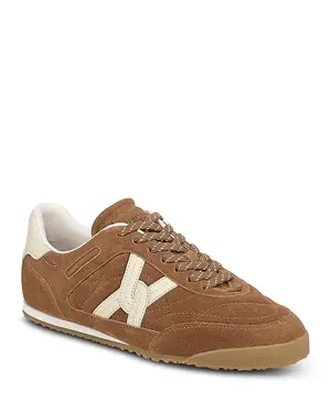 Veronica Beard Natalia Suede Sneakers - Chestnut