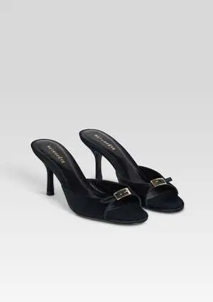 Retrofete Fernanda Silk Sandals With Buckle Detail