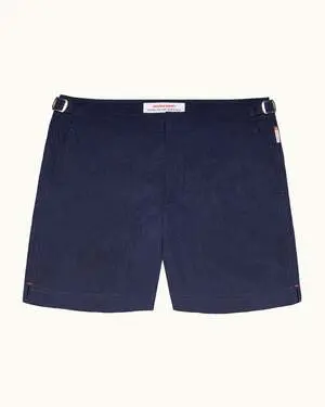 Orlebar Brown Mid-length Swim Shorts In Navy/white Sand - Blue