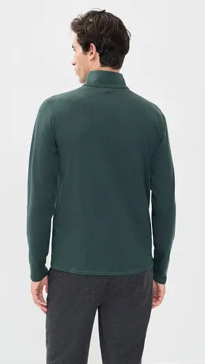 Vuori Ponto 1/2 Zip Mock Neck Sweatshirt