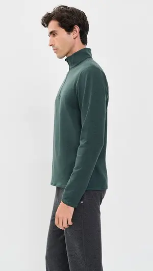 Vuori Ponto 1/2 Zip Mock Neck Sweatshirt