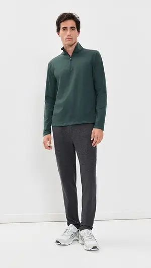 Vuori Ponto 1/2 Zip Mock Neck Sweatshirt