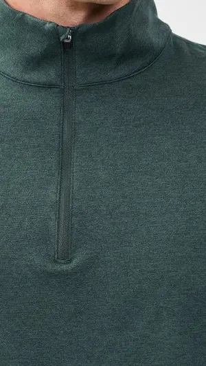 Vuori Ponto 1/2 Zip Mock Neck Sweatshirt