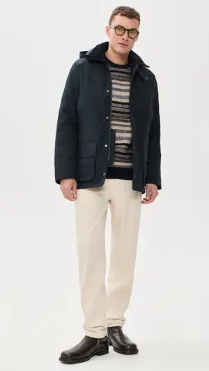 Barbour Winter Ashby Waxed Cotton Jacket