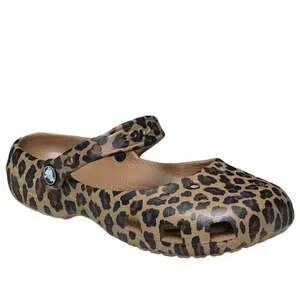 CROCS Classic Animal Ballet 'sepia Leopard