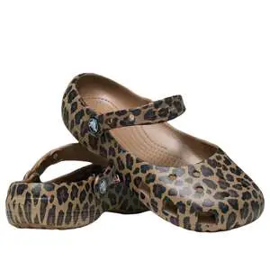 CROCS Classic Animal Ballet 'sepia Leopard