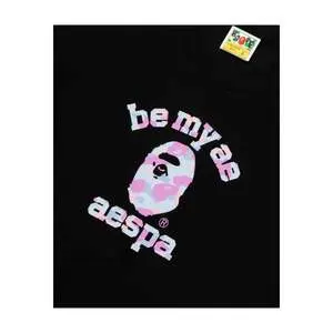 A BATHING APE X Aespa College Relaxed Fit T-shirt