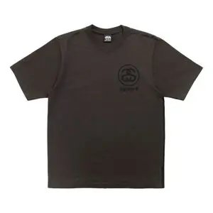 StÜssy Link Sports Pigment Dyed T-shirt - Faded Black