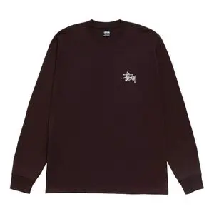 StÜssy Basic Long Sleeve T-shirt - Chocolate