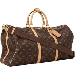 LOUIS VUITTON Keepall Bandoulière 50 - Brown