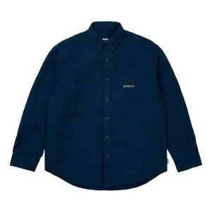 PALACE Seer Patch Oxford Shirt - Navy