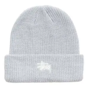 StÜssy Basic Cuff Beanie - Heather Grey