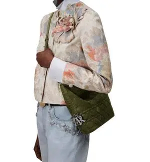 Dior Small Toujours Hobo Bag - Khaki