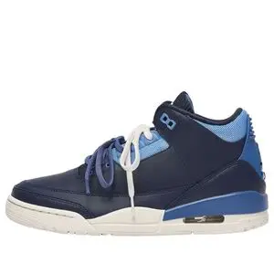 JORDAN 3 Retro Sneakers - Obsidian/track Red/blue Beyond