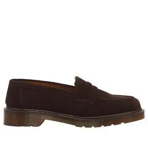 Dr. Martens Delapre Repello Calf Suede Penny Loafer - Brown