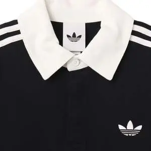 Adidas Three Stripes Rugby Polo Shirt Asia Sizing