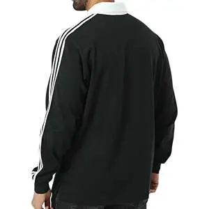 Adidas Three Stripes Rugby Polo Shirt Asia Sizing