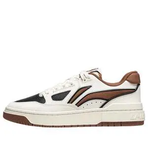 LI-NING Bad Five Rookies Sneakers - White/black/mocha Brown