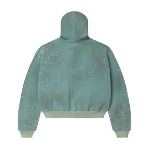 VALE FOREVER Bank Zip Up Hoodie - Dark Mint