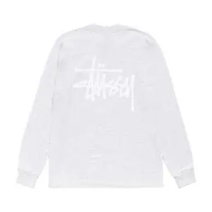 StÜssy Basic Long Sleeve T-shirt - Ash Heather