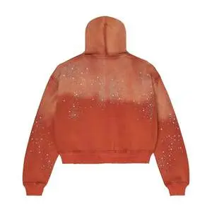 VALE FOREVER Classico Zip Up Hoodie - Orange