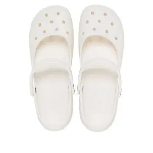 CROCS Classic Ballet Flats - Chalk