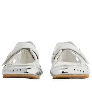 Bottega Veneta Orbit Flash Mary Jane Sneaker - Silver/white/optic White'