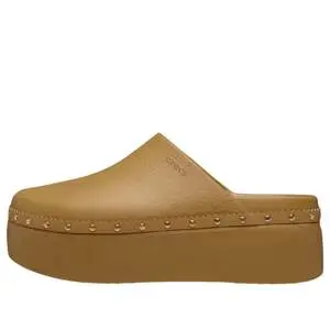 CROCS Platform Studded Clog - Umber
