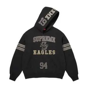 Supreme Fw26 Rhinestone Eagle Hooded Sweatshirt