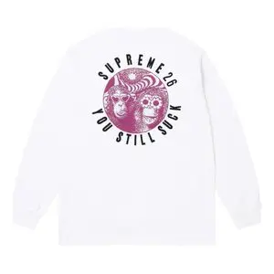 Supreme Fw26 You Still Sk L/s T-shirt - White