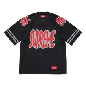 Supreme Reflective Football Jersey - Black