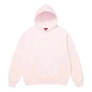 Supreme Capital Hooded Sweatshirt - Pale Pink