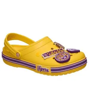 CROCS X Ncaa Classic Crocband "lsu - Yellow/purple