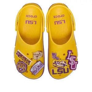 CROCS X Ncaa Classic Crocband "lsu - Yellow/purple