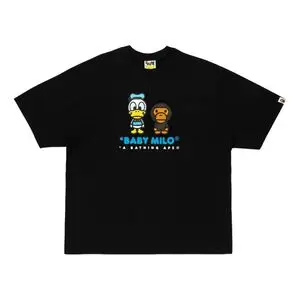 A BATHING APE X Disney Donald Duck Baby Milo Relaxed Fit T-shirt - Black
