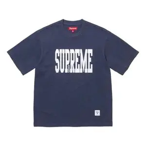 Supreme Fw26 Stretch Appliqué S/s T-shirt - Navy