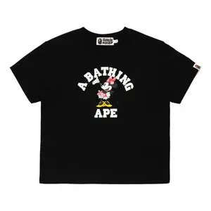 A BATHING APE X Disney T-shirt - Black