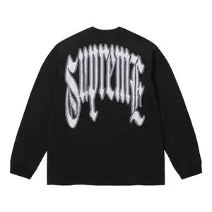 Supreme Fw26 Intarsia L/s T-shirt - Black