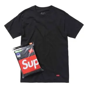 Supreme X Hanes Fw26 Tagless T-shirts - Black