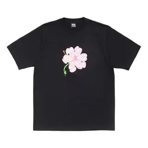 StÜssy Flower T-shirt - Black