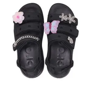 CROCS Soho Sport Platform Sandals With Embellishments