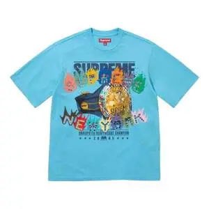 Supreme Fw26 Undisputed S/s T-shirt - Light Blue
