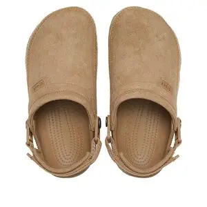 CROCS Crafted Vegan Suede Stitch Clog - Sepia