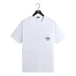 Kith X Back To The Future Blueprint Standard Crispy Pocket T-shirt - White