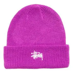 StÜssy Stüssy Basic Cuff Beanie Violet