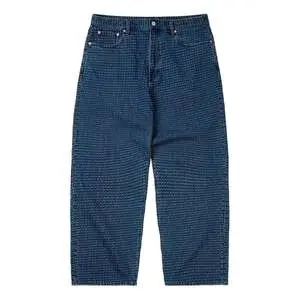 PALACE P90 Baggy Stitch Jeans - Mid Indigo