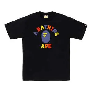 A BATHING APE Colors College T-shirt - Black