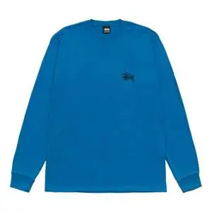 StÜssy Basic Long Sleeve T-shirt - Blue
