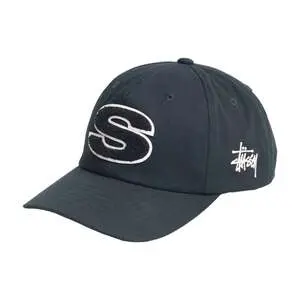 StÜssy Chenille 's' Logo Cap - Onyx