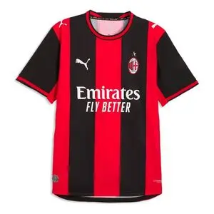 PUMA Ac Milan Authentic Home Jersey - Black/red